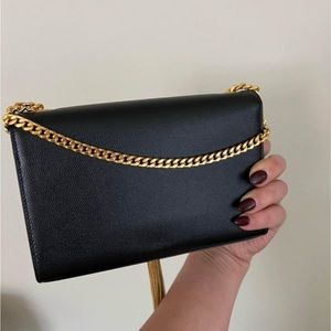 Yves Saint Laurent | Bags | Medium Ysl Kate Crossbody With Gold Chain ...